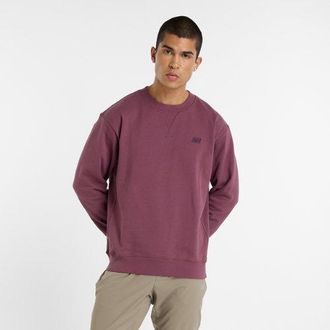 New Balance Herren Athletics French Terry Crew in Violett, Baumwolle, Größe S