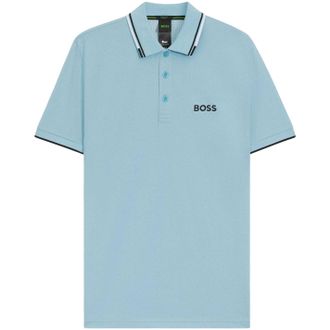 HUGO BOSS Paddy Pro Poloshirt f&uuml;r Herren, Baumwolle Piqu&eacute; (Pastellblau)