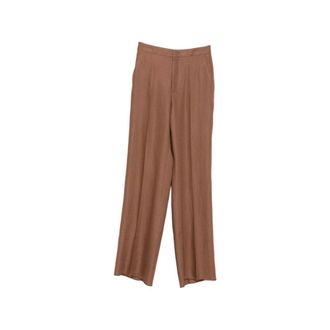Tagliatore Femme, Pantalons, Brun, Taille: 40 FR Wide Pantalons