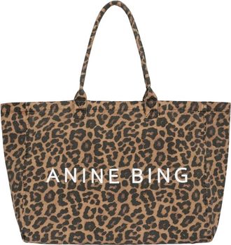 Anine Bing Femme, Sacs, Multicolore, Taille: ONE Size Leo Canvas Tote