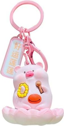 Generico Porte-cl&eacute;s danimaux de dessin anim&eacute;, porte-cl&eacute;s avec si&egrave;ge de rotatif - Mignon pendentif pour sac &agrave; main, d&eacute;coration de sac &agrave; dos pour gar&ccedil;ons et fill