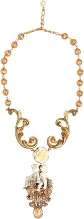 Dolce & Gabbana Femme, Accessoires, Jaune, Taille: ONE Size Charm Necklace