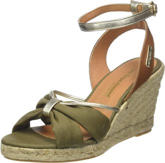 Les Tropeziennes Damen blond Sandale, kaki, 38 EU