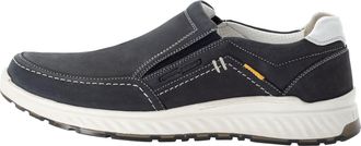 Camel Active Herren Slipper aus echtem Leder Blau, menswear-41