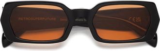 Retro Superfuture lunettes de soleil &agrave; monture g&eacute;om&eacute;trique - Noir
