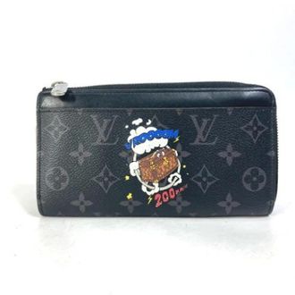 Louis Vuitton Pre-owned Monogram Eclipse Long Wallet (bi-fold) - Homme - Pre-owned - Noir - Taille: ONE Size