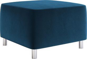 Mirjan24 Moderner Polsterhocker Dover, Sitzhocker Hocker Sitzbank Fußbank Pouf Farbauswahl (Manila 26)