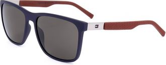 Tommy Hilfiger TH 1445/S LCN BLUE BURGUNDY 57/17/145 Herren Sonnenbrillen