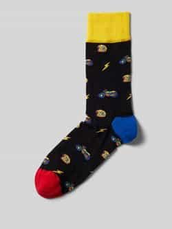 DillySocks Socken mit Motiv-Stitching