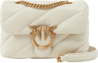 Pinko Pinko, Femme, Sacs, Blanc, Taille: ONE Size Mini Love Bag Puff Maxi Quilt