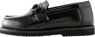 Next Garçon Mocassin en Cuir avec Masque Noir