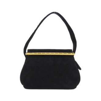 Chanel Pre-owned Wildleder Schultertasche - - Pre-owned - Damen - Schwarzk - ONE SIZE