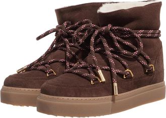 INUIKII Stiefel & Boots - Jacquard Lace - Gr. 37 (EU) - in Braun - f&uuml;r Damen