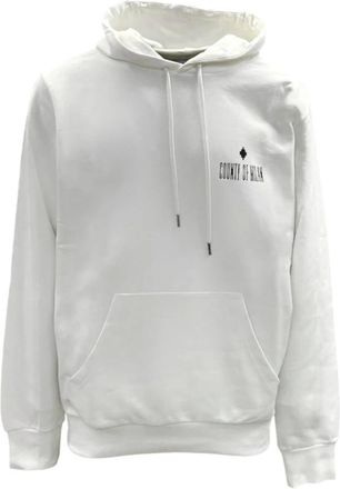 Marcelo Burlon Homme, Sweatshirts et sweats &agrave; capuche, Blanc, Taille: XL SweaT-shirts &agrave; capuche