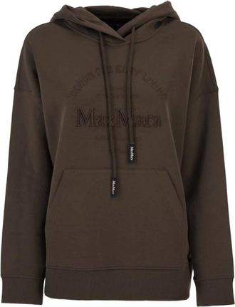 Max Mara Femme, Sweatshirts et sweats &agrave; capuche, Brun, Taille: 40 FR Andrea SweaT-shirt