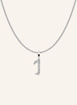 Cada Cada Kette Tiny Diamond Letter I silber