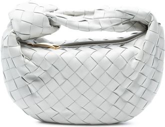 Bottega Veneta Hobo Bags - Mini Nappa Intrecciato Jodie - Gr. unisize - in Weiß - für Damen