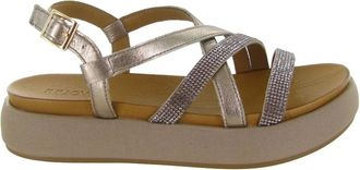 Inuovo Inuovo, Femme, Chaussures, Gris, Taille: 41 EU A96067 Sandales Plates
