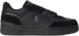 Polo Ralph Lauren Baskets &agrave; lacets en cuir m&eacute;lang&eacute;