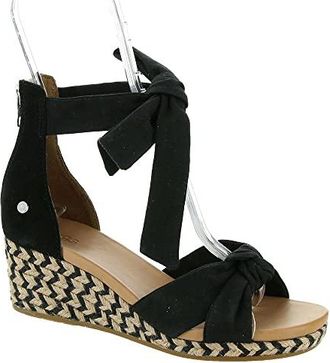 UGG Sandales Yarrow pour femme, Noir/toile, 36 EU