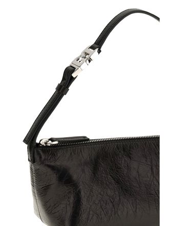 Fendi Womens Leather Pouch Vanity Black Calf Wallets & Purses