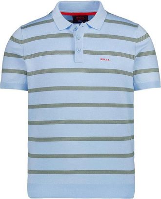 N.Z.A. Herren Polo-Shirt blau