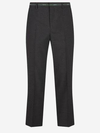 Gucci Mens Trousers Wool Grey