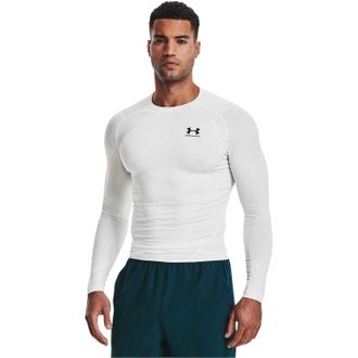 Under Armour Base Layer Oberteil f&uuml;r Herren, HeatGear (Wei&szlig;)