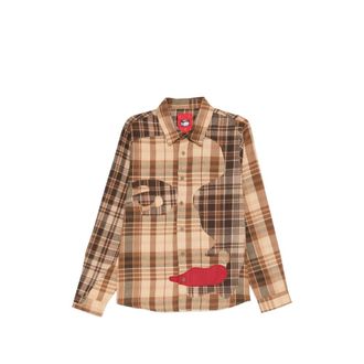 KidSuper Studios Check-pattern Patchwork Shirt