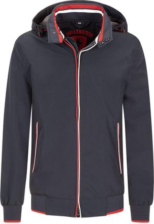 Wellensteyn Regenfeste Outdoorjacke mit abnehmbarer Kapuze in