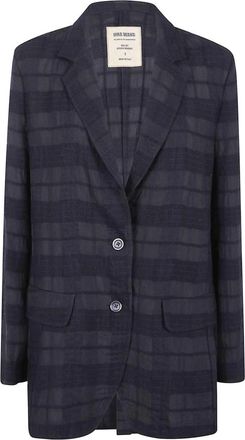 Uma Wang UMA Wang, Femme, Vestes, Noir, Taille: 38 FR Plaid Blazer