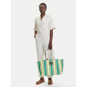 Pinko Handtasche PINKO Shopping Bag Extra PE 25 PLTT 104754 A2G5 Gr&uuml;n