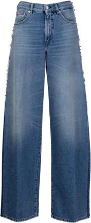 Nine In The Morning Femme, Jeans, Bleu, Taille: W28 Gea Wide Jeans