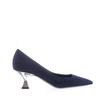 Ninalilou Blaue Wildleder Elegante Pumps - - Shoes - Damen - Blau - 38 EU