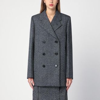 Prada Double-breasted jacket in Prince of Wales
