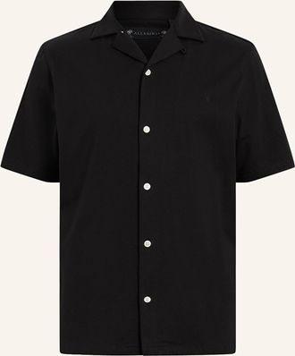 AllSaints Allsaints Resorthemd Hudson Relaxed Fit schwarz