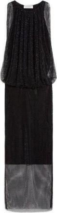 Max Mara Femme, Robes, Noir, Taille: 40 FR Robe en jersey sans manches avec cristaux