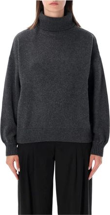 Sessun Niko High Neck - - Knitwear - Damen - Grau - S