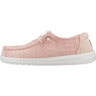 Hey Dude Femme, Chaussures, Rose, Taille: 39 EU Wendy Crochet Lace