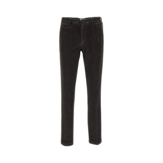 BRIGLIA 1949 Homme, Pantalons, Brun, Taille: S Pantalon Cords Coupe Ajust&eacute;e