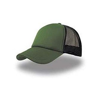 Atlantis Rapper 5 Panel Trucker Cap - Olive/Black - OS
