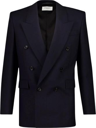 Saint Laurent Herren, Jacken, Blau, MGr&ouml;&szlig;e