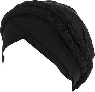 Generic Bonnet Chimio Coton Confortable Turban Chimio &Eacute;t&eacute; Bambou Islamique Musulman Stretch Bonnet Chimio pour Cheveux Chapeau De Chimioth&eacute;rapie R&eacute;glable Coif