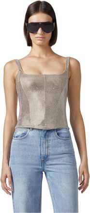 Giuseppe Di Morabito Femme, Tops, Gris, Taille: 40 FR Top