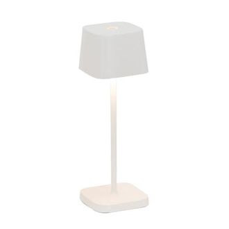 Zafferano Ofelia Micro Lampe, Kabellose, Wiederaufladbare Tischlampe mit Touch Control, Auch für den Außenbereich Geeignet, Dimmer, 2200-3000 K, Höhe 20 cm, Far