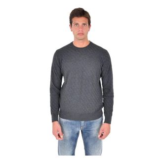 low brand Rundhals-Pullover - - Knitwear - Herren - Grau - S