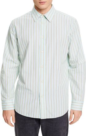 Esprit Herren 024ee2f305 Hemd, 390/Light Aqua Gre, XXL