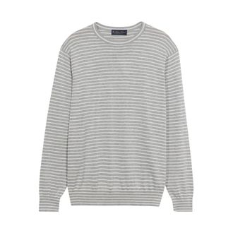 Brooks Brothers Herren, Strickwaren, Grau, LGr&ouml;&szlig;e