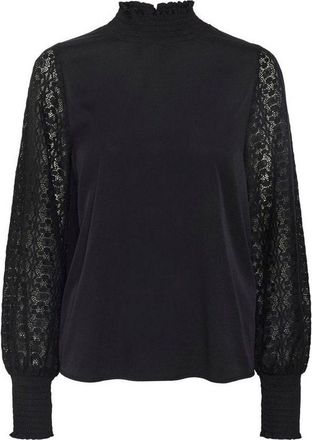 Vero Moda Langarmbluse JOY (1-tlg) Drapiert/gerafft