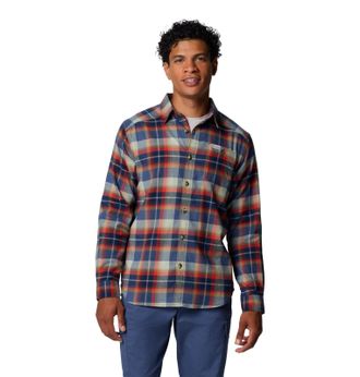 Columbia Herren Cornell Woods Flanellhemd mit Langen &Auml;rmeln Langarmshirt, Collegiate Navy Classic Multi Tartan, S